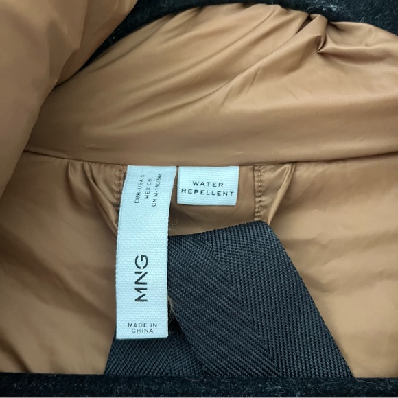 Mango | Jackets & Coats | Mango Mng Brown Oversized Padded Puffer ...